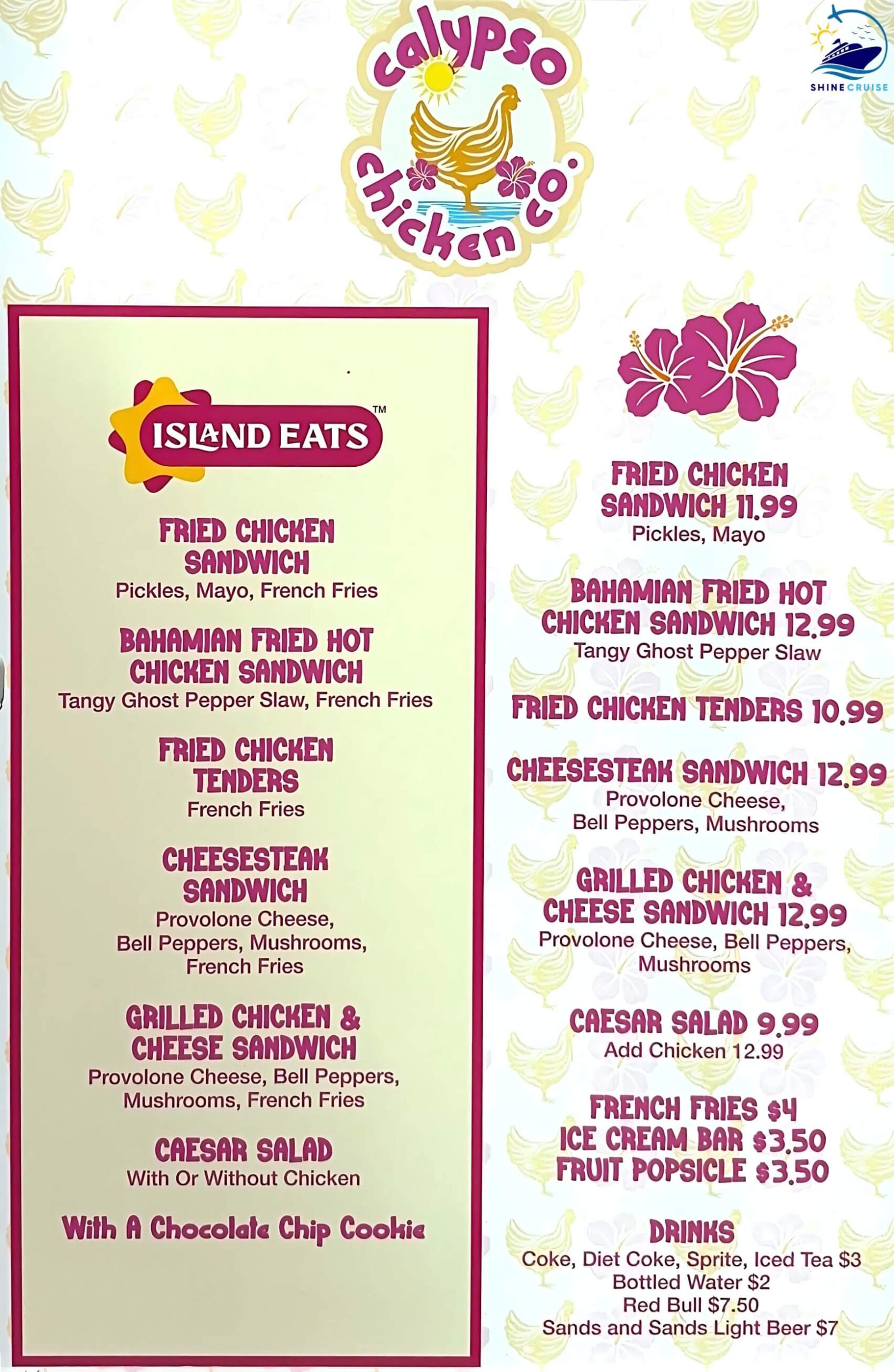 Carnival Celebration Key Food & Drinks Menu - Complete Guide