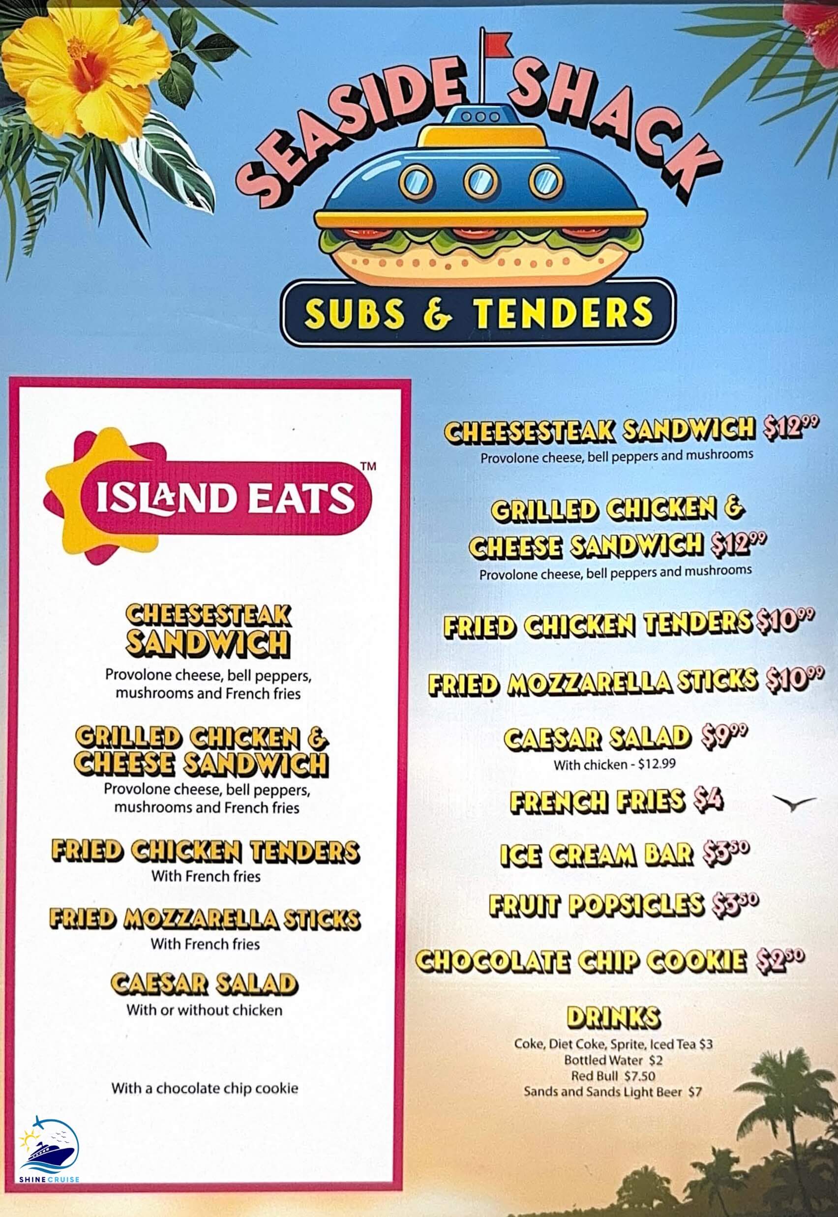 Carnival Celebration Key Food & Drinks Menu - Complete Guide