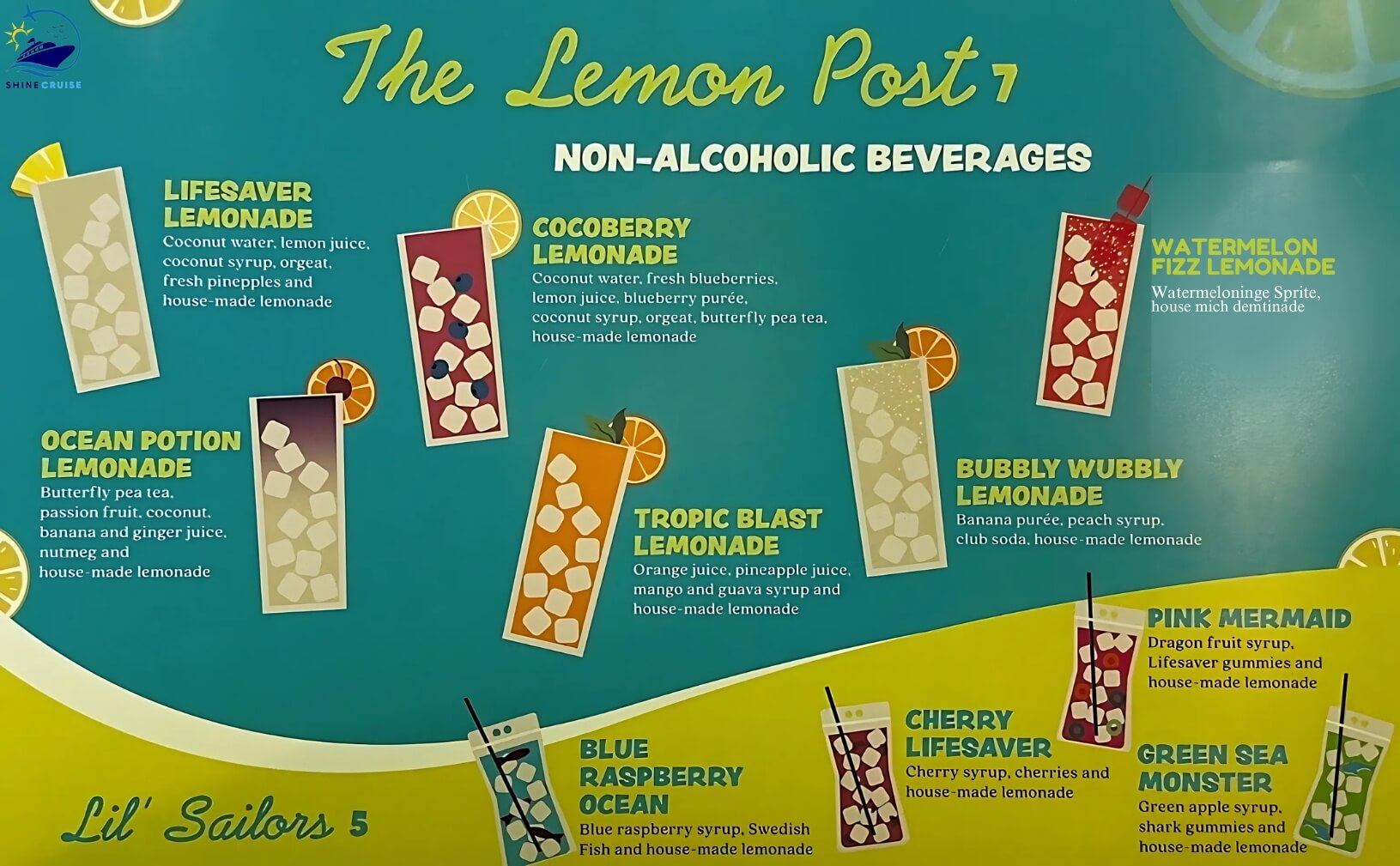 Royal Caribbean Star of the Seas Bars Menu & Drink Prices